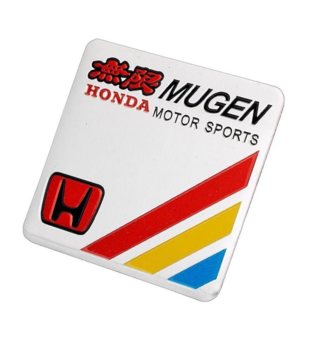 Motorsport Honda Mugen Sticker Emblem Aluminum - Etsy