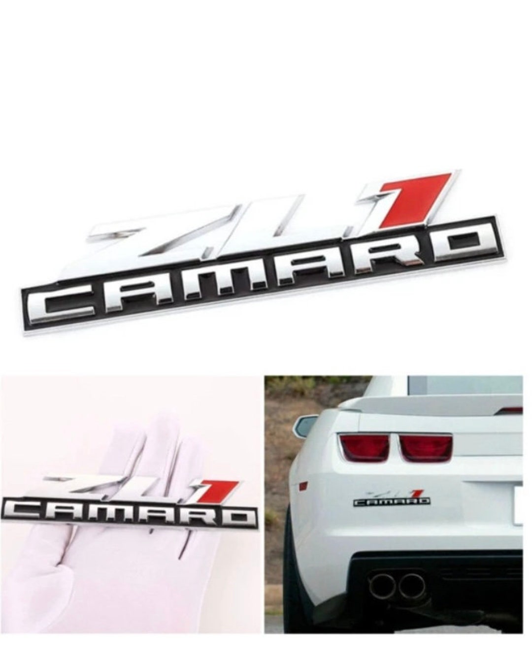 Camaro ZL1 Metal Emblem - Etsy