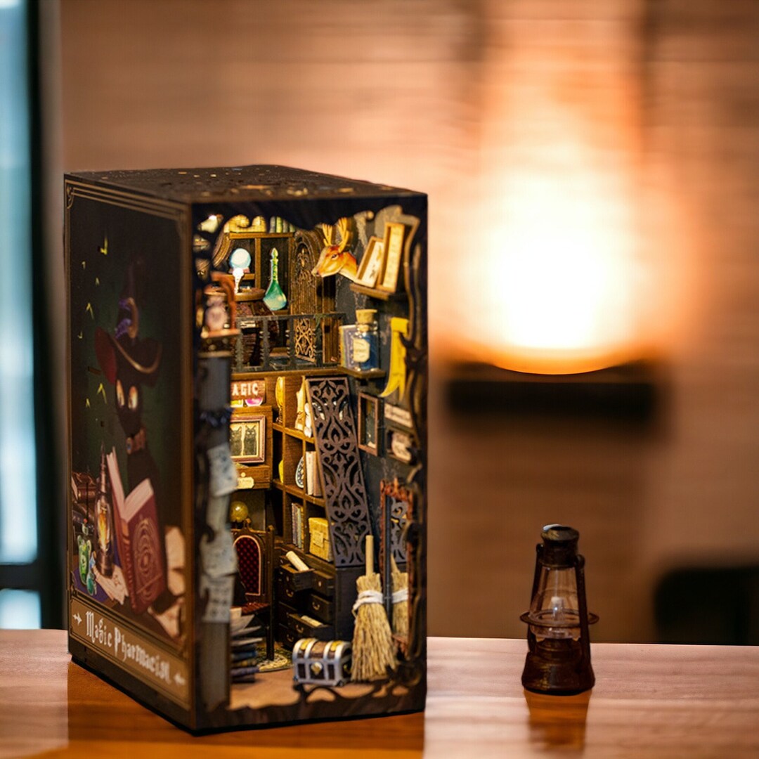 Book Nook Kit Magic Craft Kit Wizard Book Lover Gift Cute Gift Crafty ...