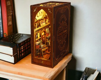 Book Nook Library Kit Magic Craft Kit Wizard Book Lover Gift Cute Gift ...