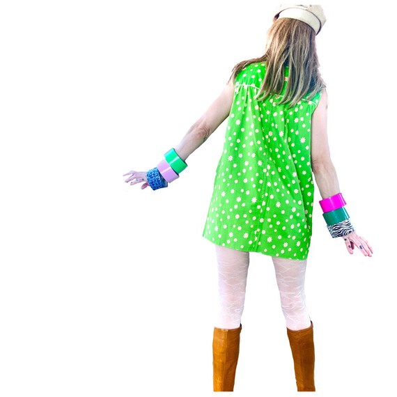 Vintage 60s psychedelic mod micro mini dress BEST IN … - Gem