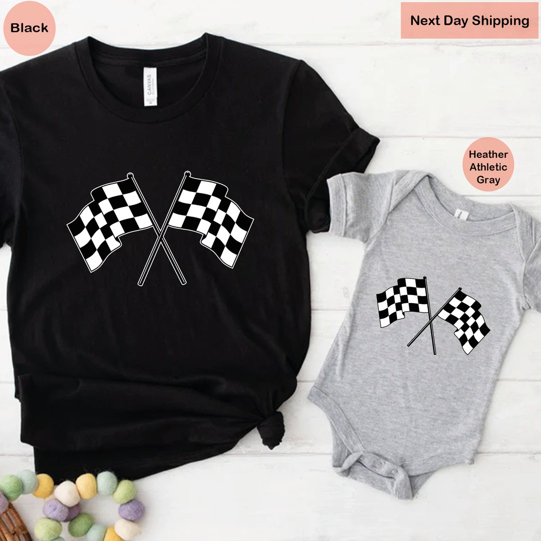Checkered Flags Shirt, Racing Flag, Start Flag, Race Lover Shirt, Car ...