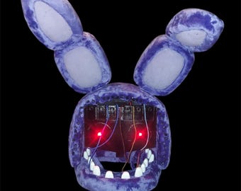 Máscara de Bonnie Withered de FNAF, modelo 3D: accesorio de cosplay de ...