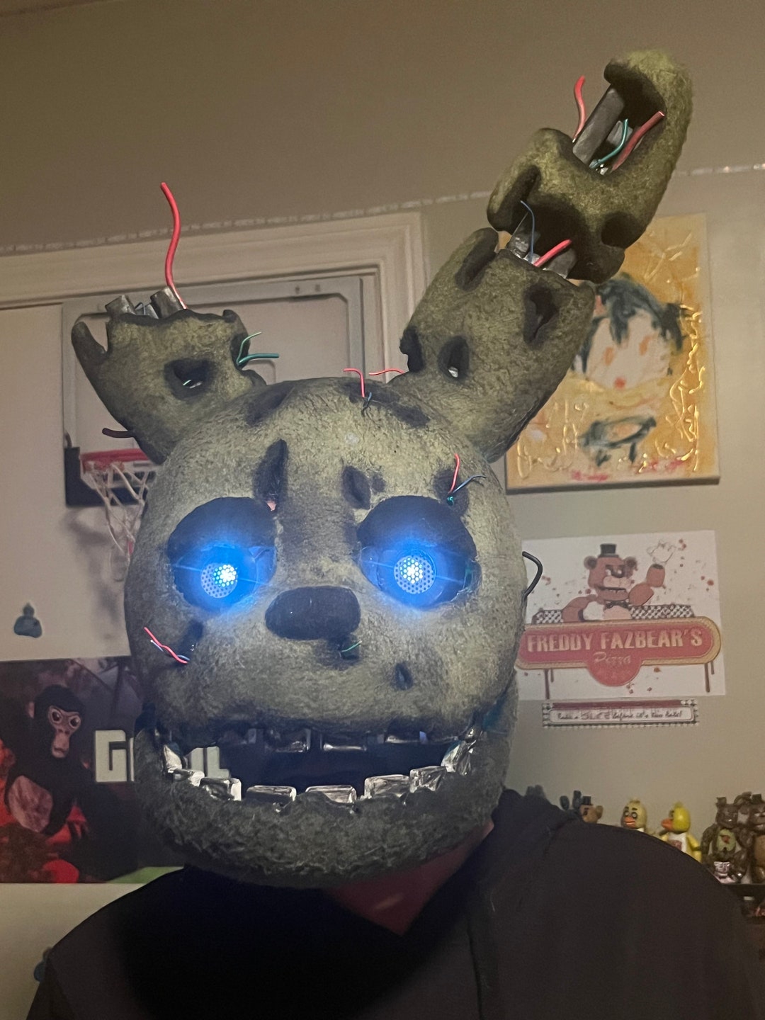 Springtrap Wearable Cosplay Head - Etsy