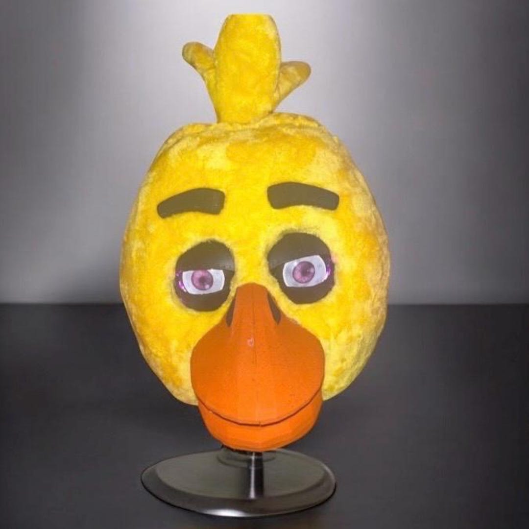 Fnaf Chica Display Head With Purple Lit Eyes - Etsy Australia