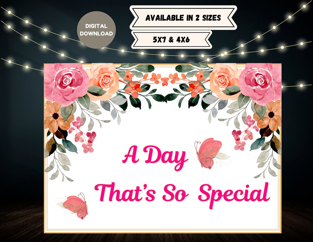 Floral Anniversary Card: Romantic Royal Greeting (printable 5x7 & 4x6 ...