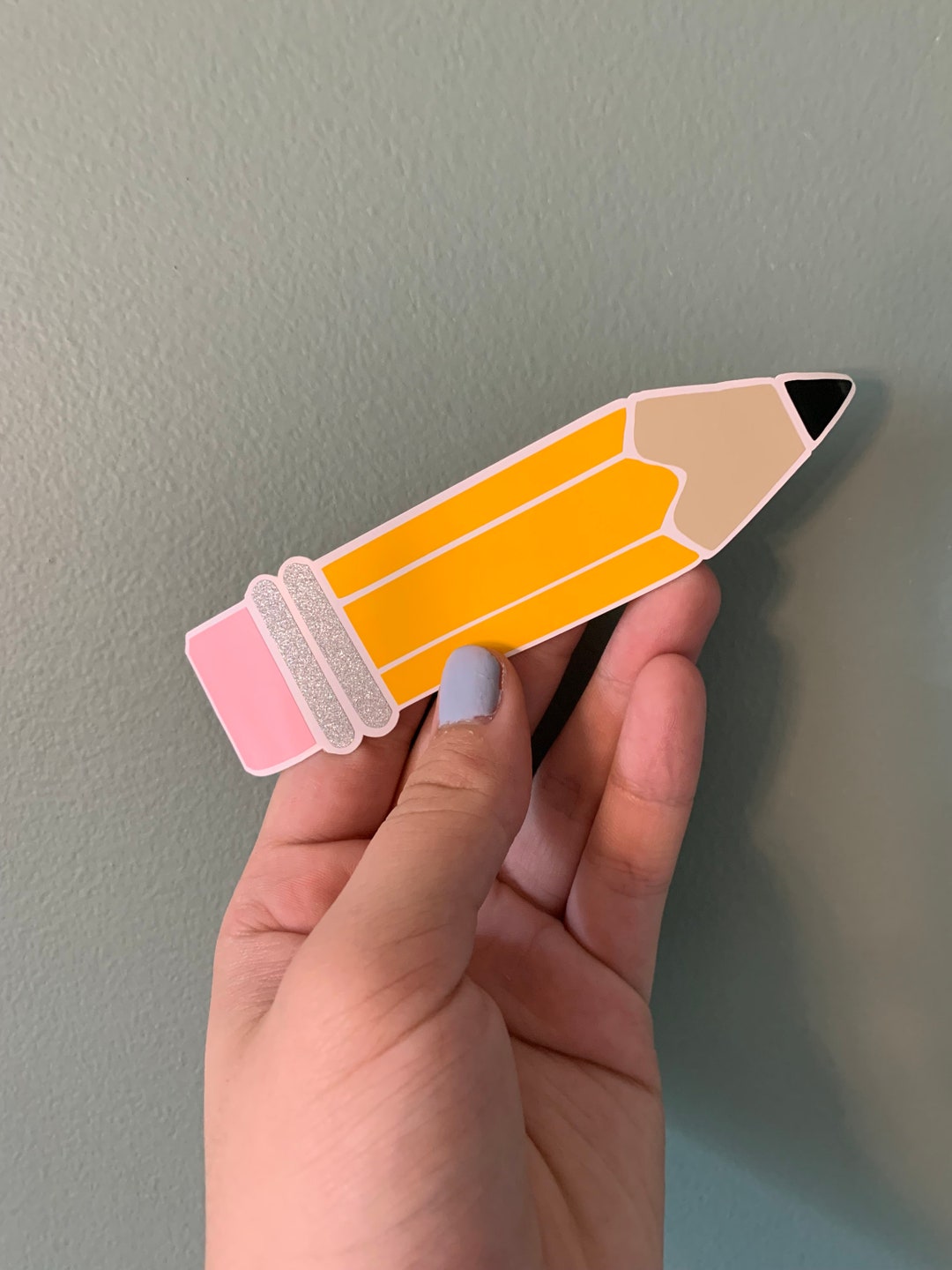 Pencil Decal Sticker / Pencil Dispenser Sticker/pencil Box Label/ Back ...