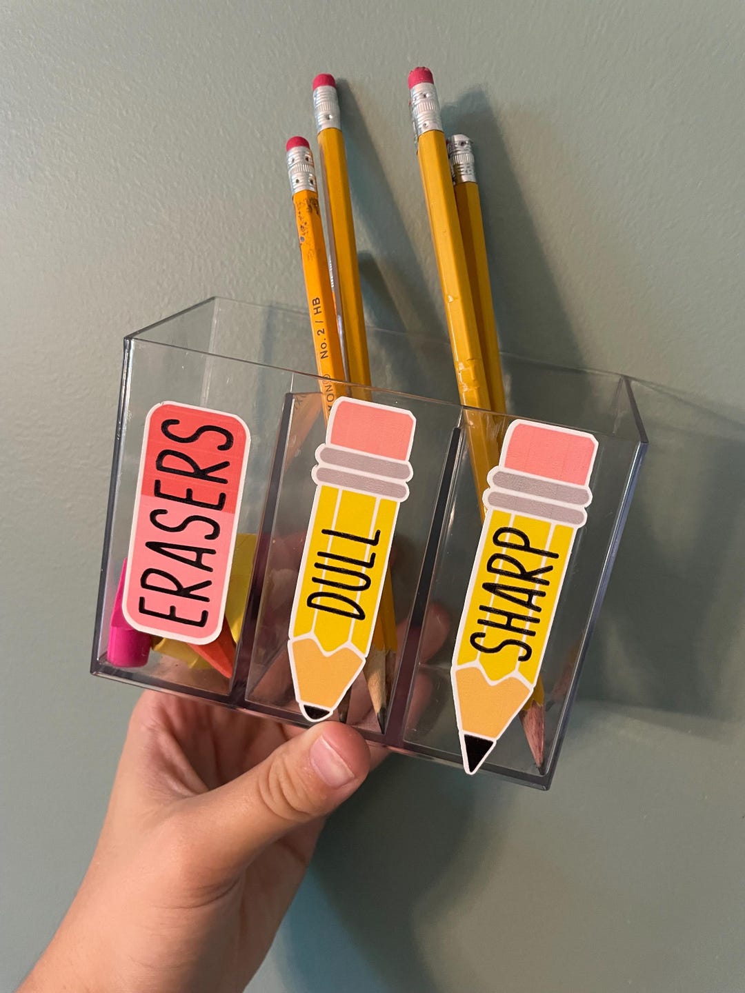 Erasers Label Sticker – Classroom Supply Organization Label, Teacher ...