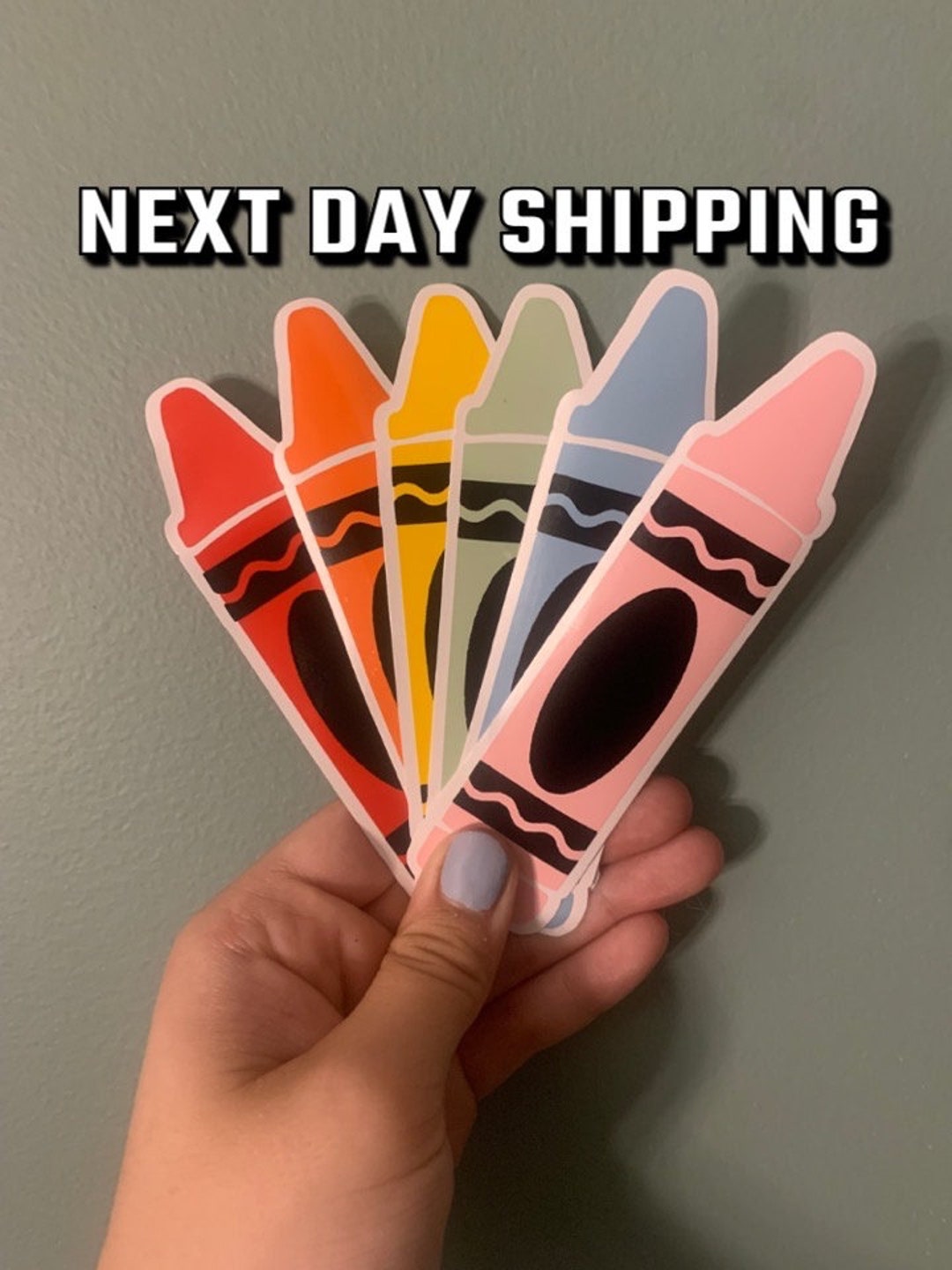 Crayon Decal Sticker/crayon Box Sticker/back to School Sticker for ...