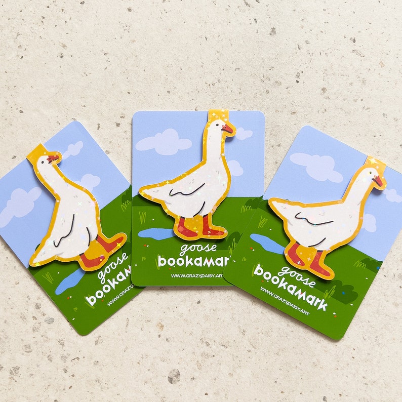 Goose Magnetic Bookmark Gift for Book Lovers Book Accessories Reading ...