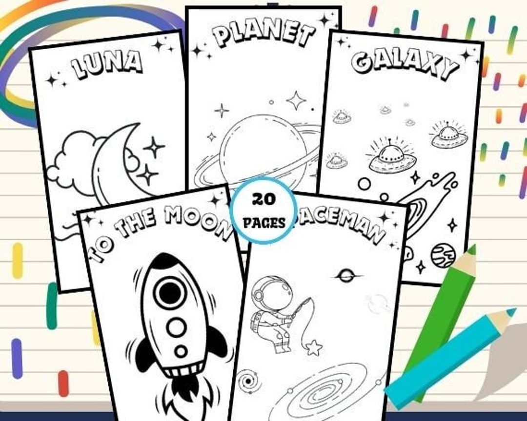 20 Space Coloring Pages for Kids, Astronaut Coloring Pages, Planets ...