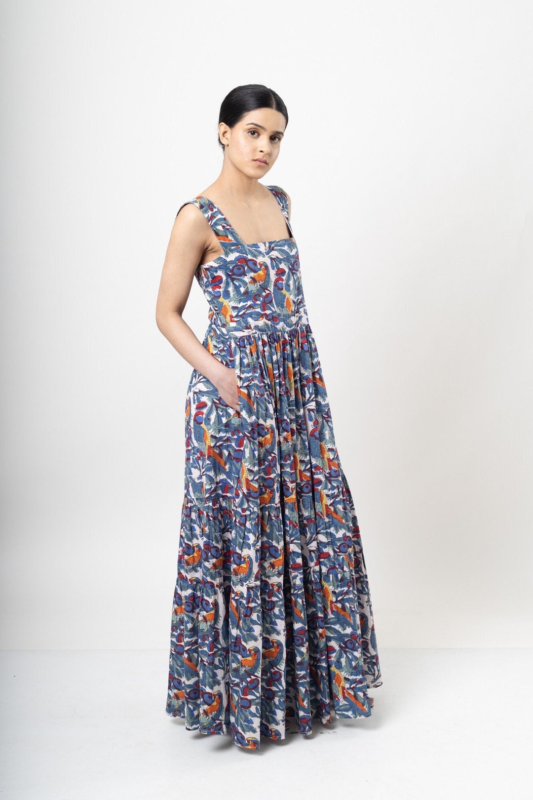 Everyday Maxi in Handmade Block Prints - Etsy