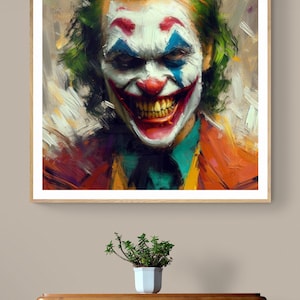 Joker Digital Art Print Instant Download Dark, Gritty, Edgy - Etsy
