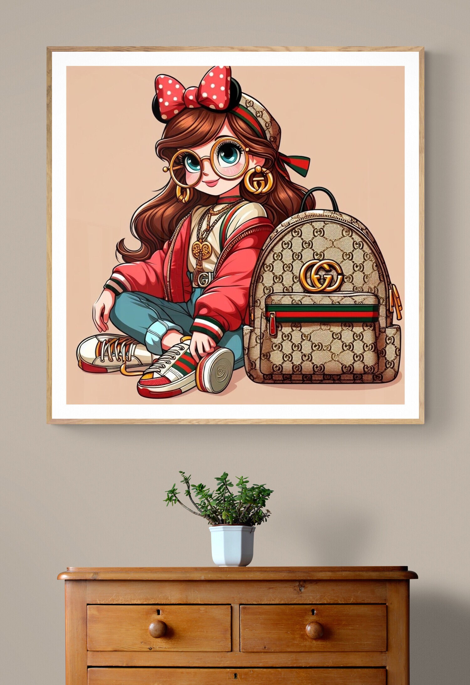 Exclusive Iconic Princess Gucci AI Digital Art Instant Download - Etsy