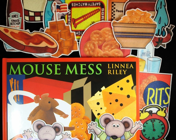 Mouse Mess 19-pc Flannel Felt Story Book Set - Etsy