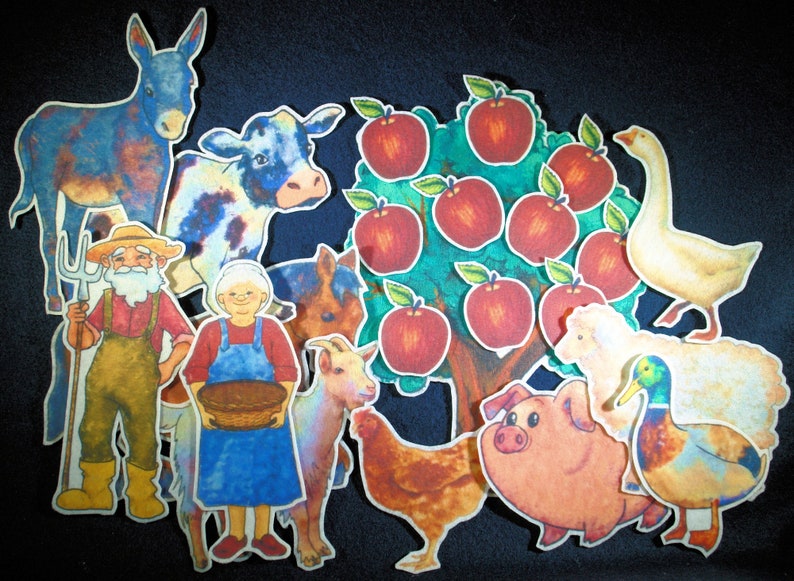 Storytelling Educational Activities Flannel Felt Board Story Ten Red ...