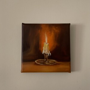 Candlelight Original Oil Painting - Etsy