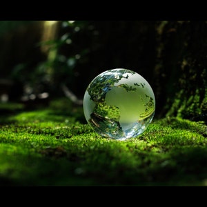 Crystal Globe Zoom Virtual Background - Etsy