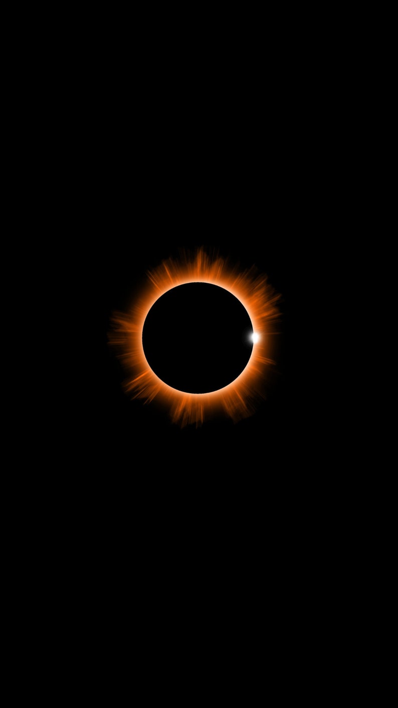 Eclipse Phone Wallpaper Background Home Screen - Etsy