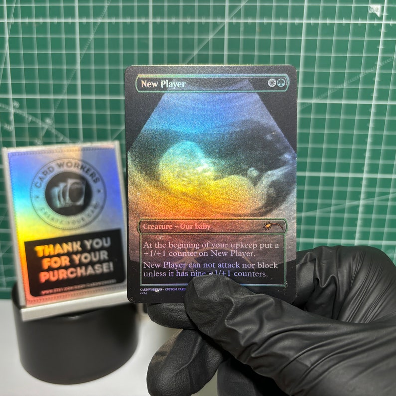 Newborn Player MTG Custom Magic the Gathering Card Personalized ...