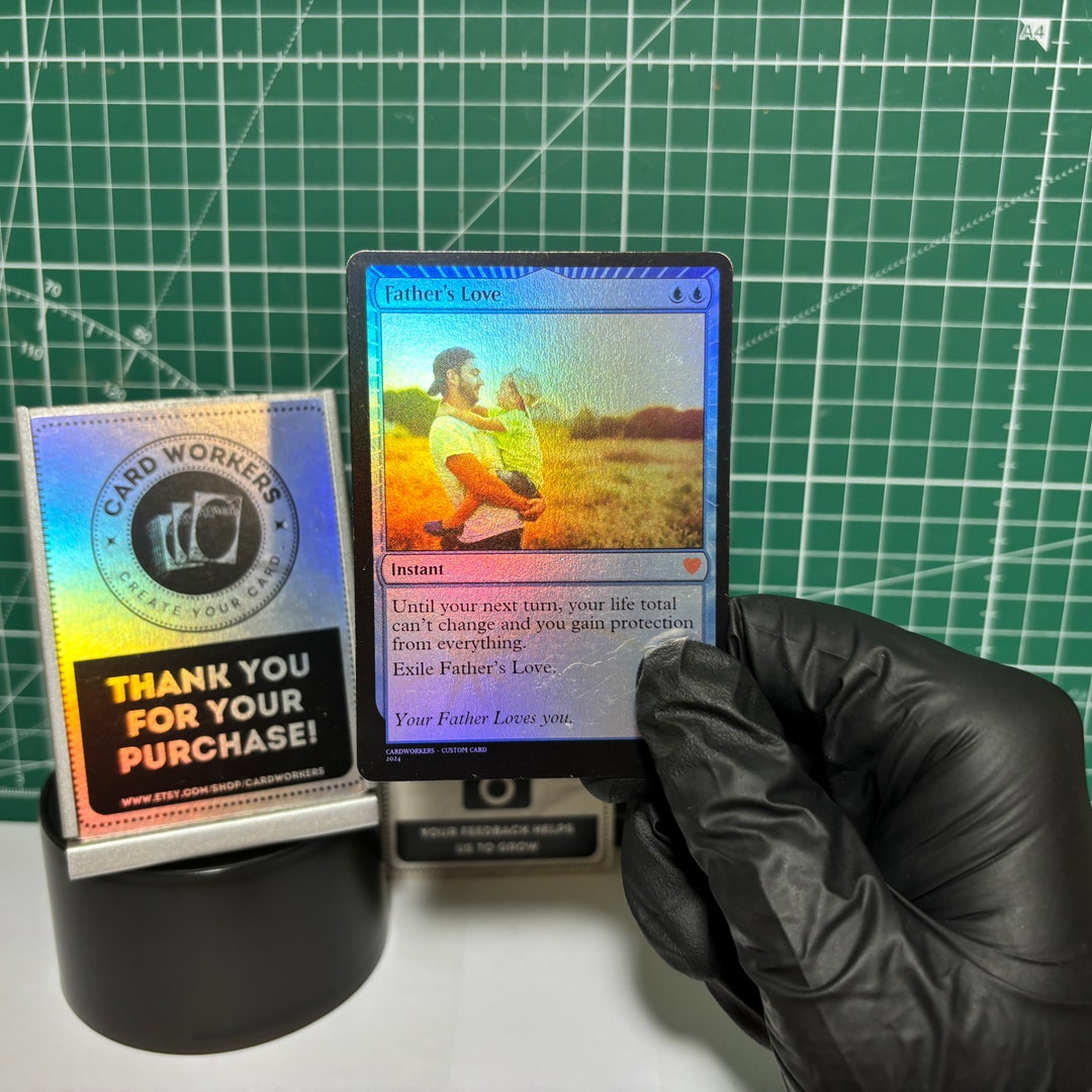 Father's Day Gift MTG Custom Magic the Gathering Card Personalized ...