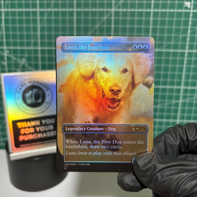 Custom Pet Magic Card: Personalized MTG Foil Card Parody - Etsy