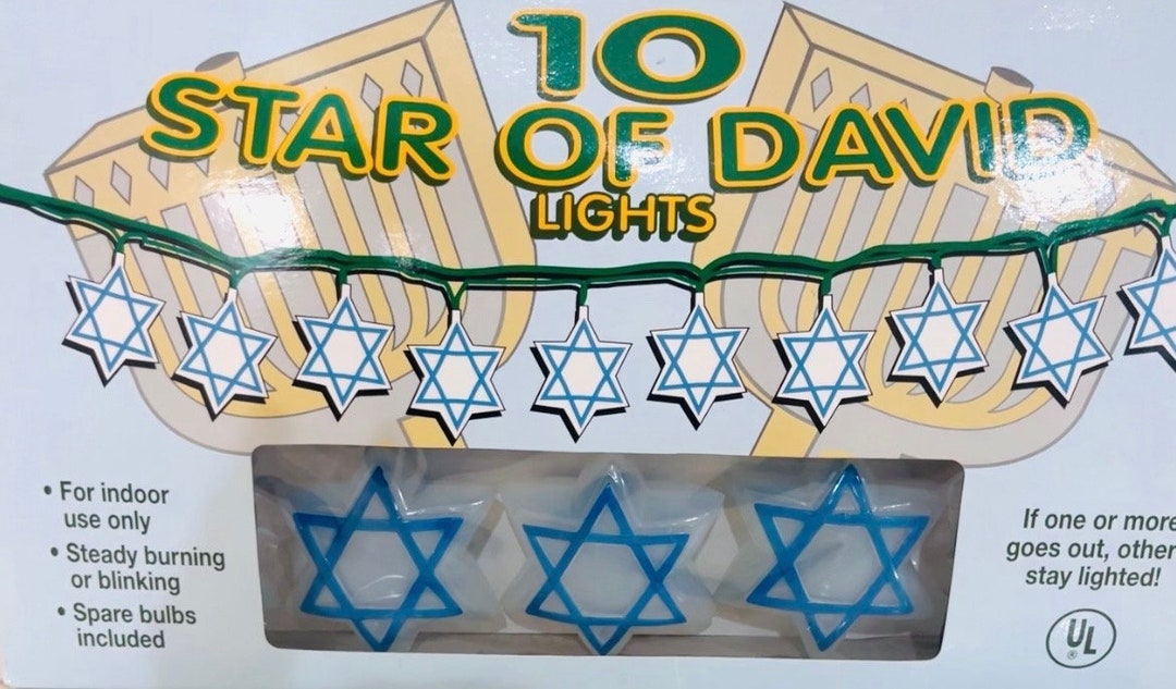 10 Star of David Indoor Lights - Etsy