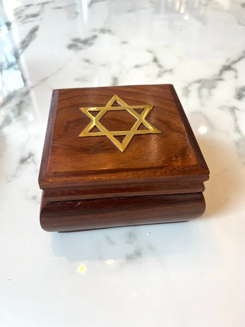 Star of David Wooden Box - Etsy