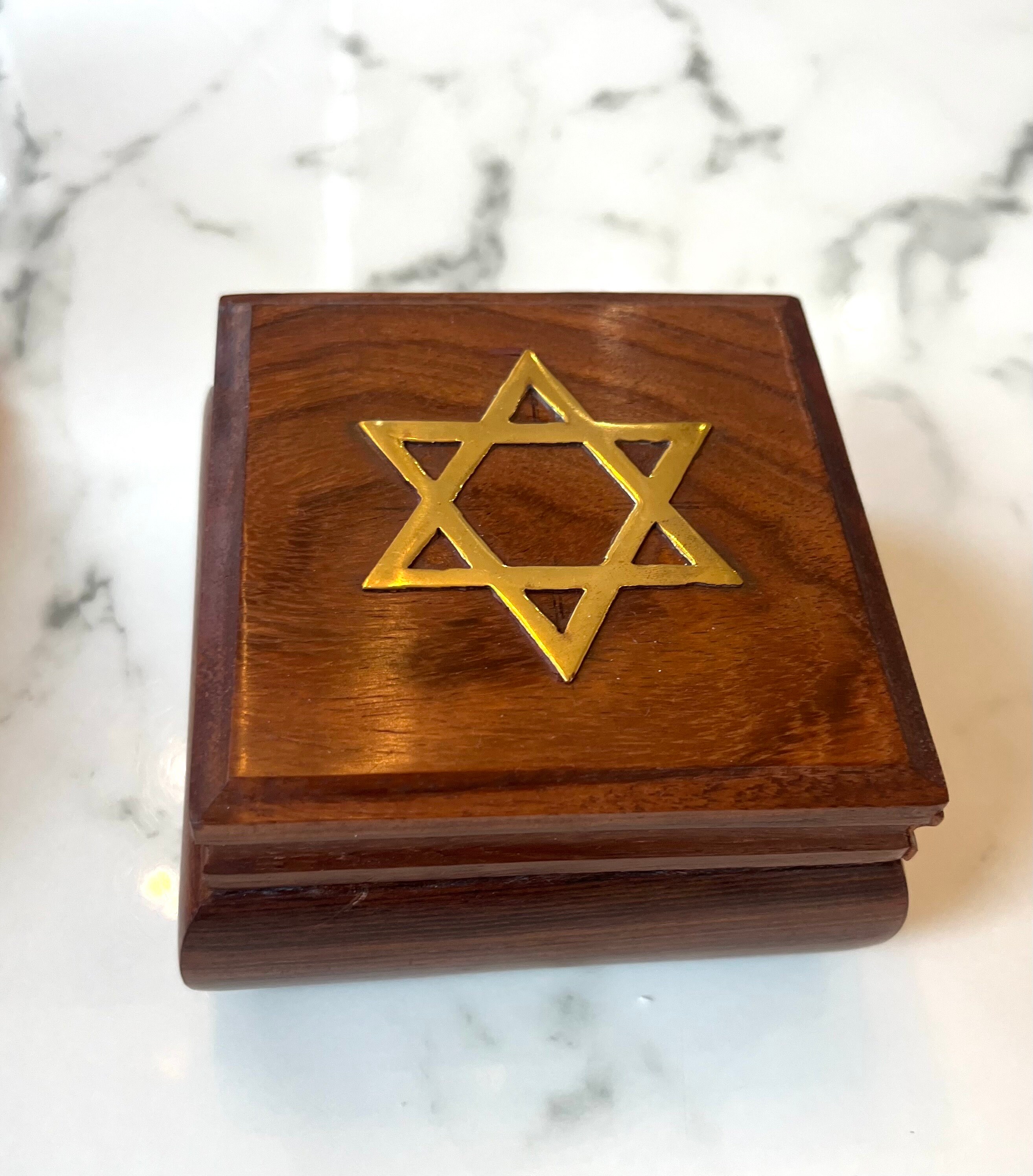 Star of David Wooden Box - Etsy