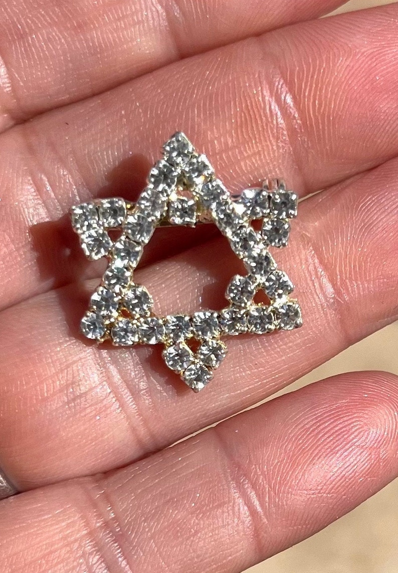 Star of David Brooch - Etsy