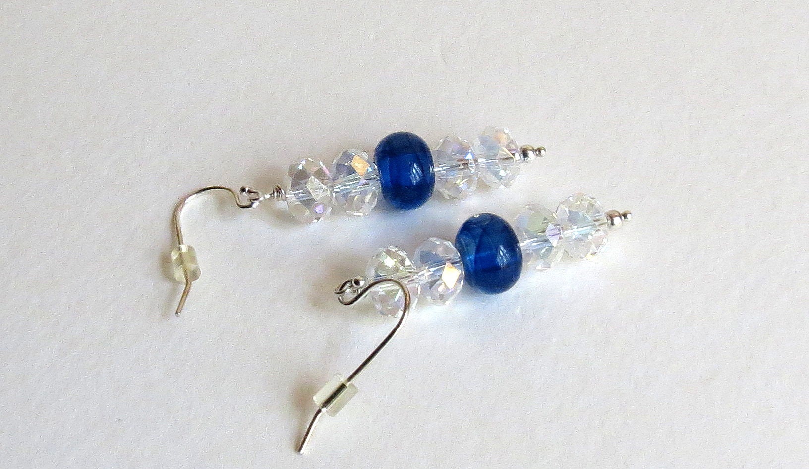 Dangle Handmade Earrings With Lots of Sparkle in Vintage - Etsy