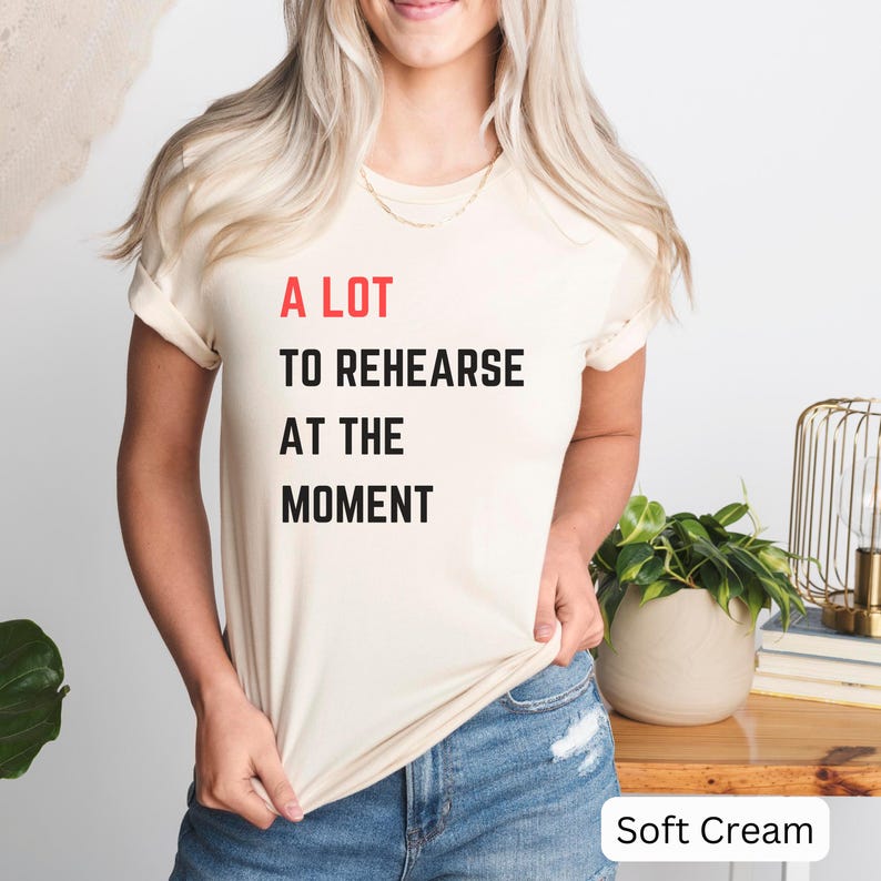 Funny Dance Shirt, A Lot to Rehearse at the Moment, Teen Girls Ballet T ...