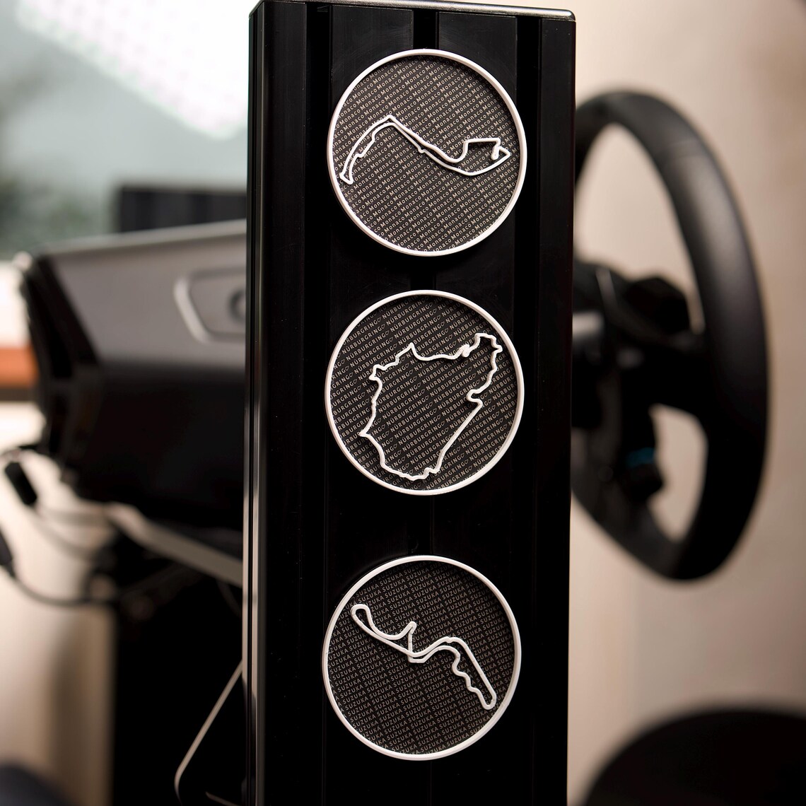 Racing Circuit 3D Emblems for Sim Racing – Stylish Track Badges for ...