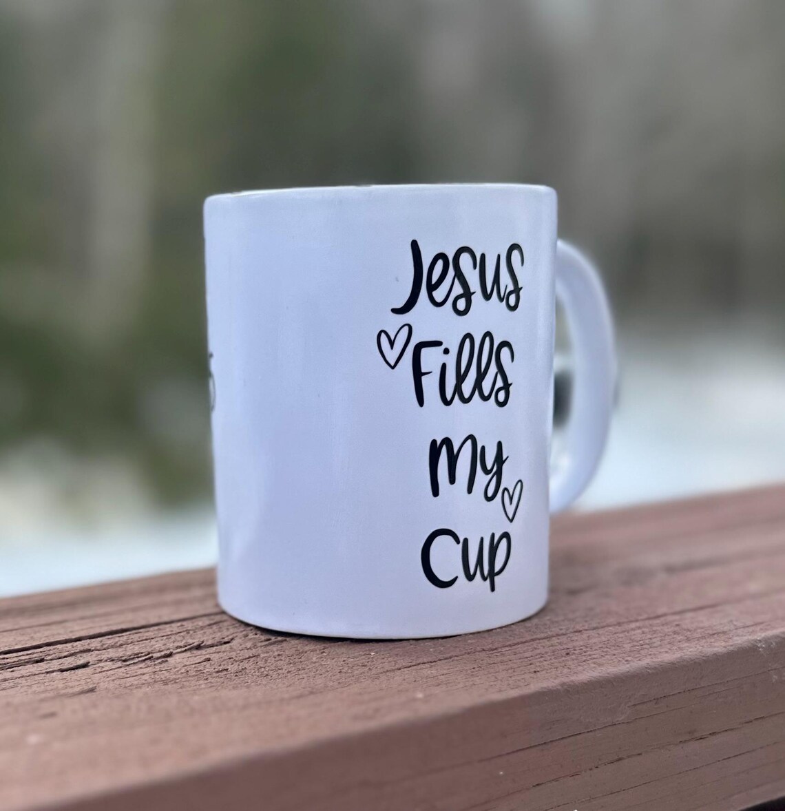 Jesus Fills My Cup Mug, Psalm 23:5 Bible Verse Mug, Thoughtful ...