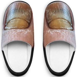 Gross Toe Fungus Slippers, Funny World's Worst Joke Gag, Horrible ...