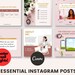 25 Essential IG Template Posts Canva Editable Digital Planner | Master ...