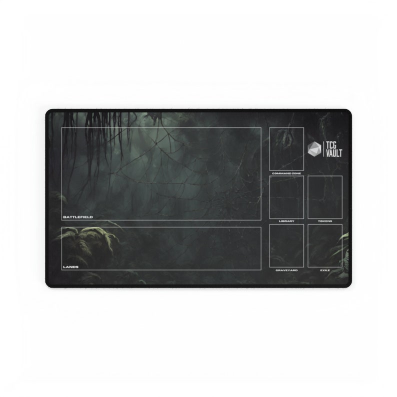 Spiders Playmat / Deskmat With Zone Layout for Magic the Gathering ...
