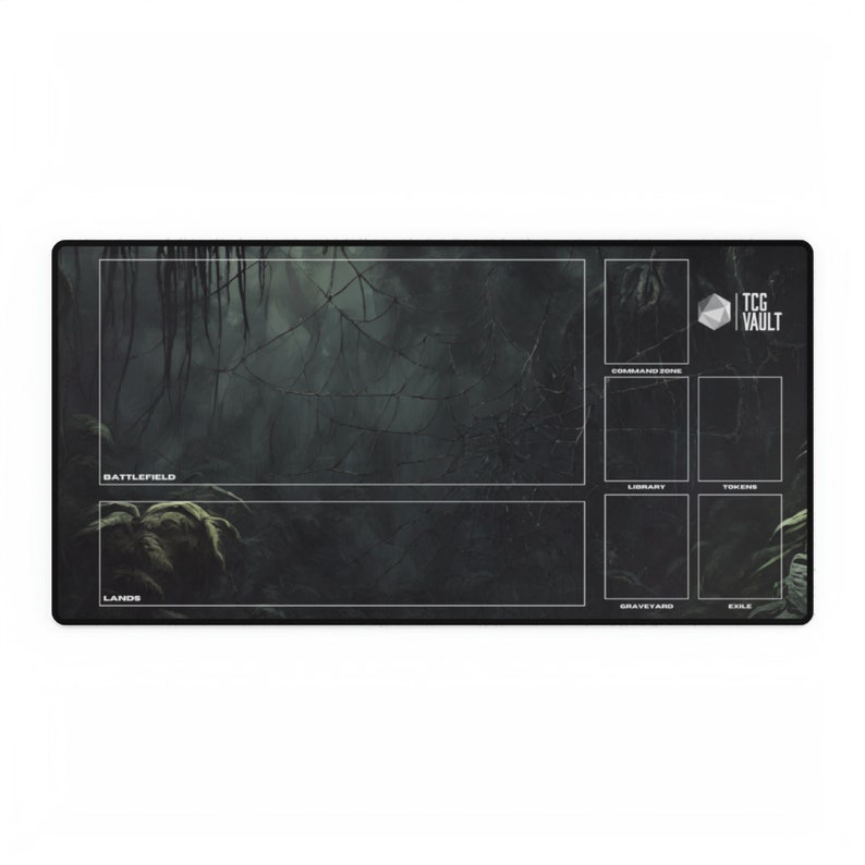 Spiders Playmat / Deskmat With Zone Layout for Magic the Gathering ...