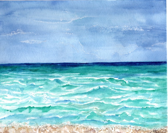 Beach Horizon Drawing