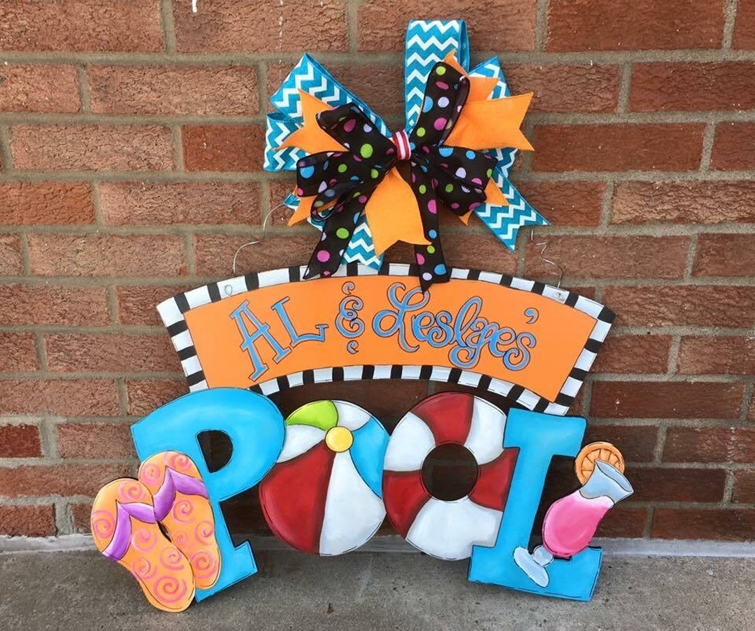 Summer Pool Sign - Etsy