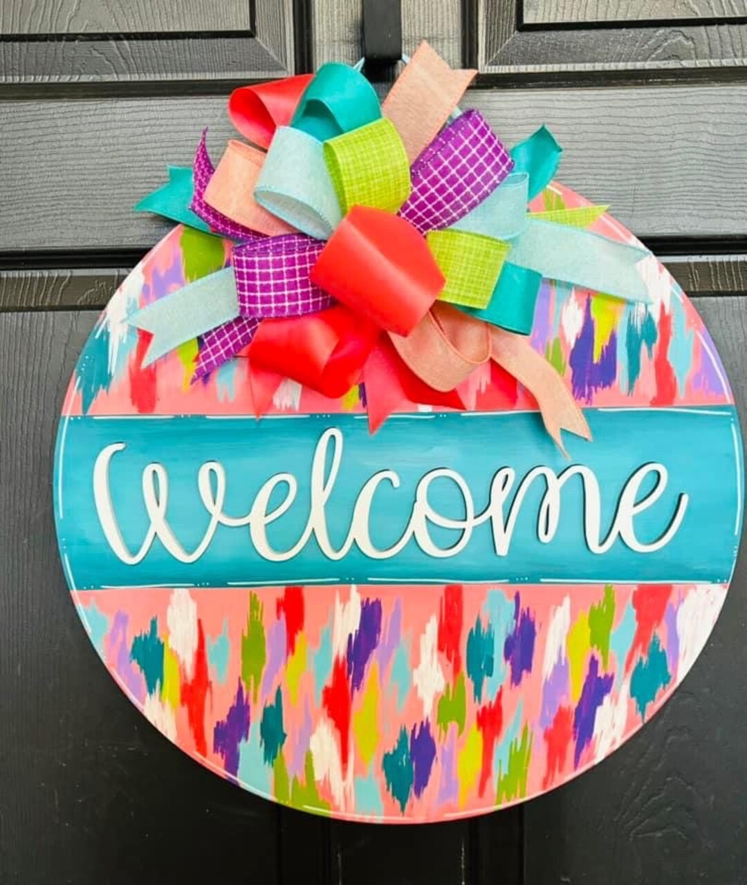 Summer Colorful Welcome Circle - Etsy