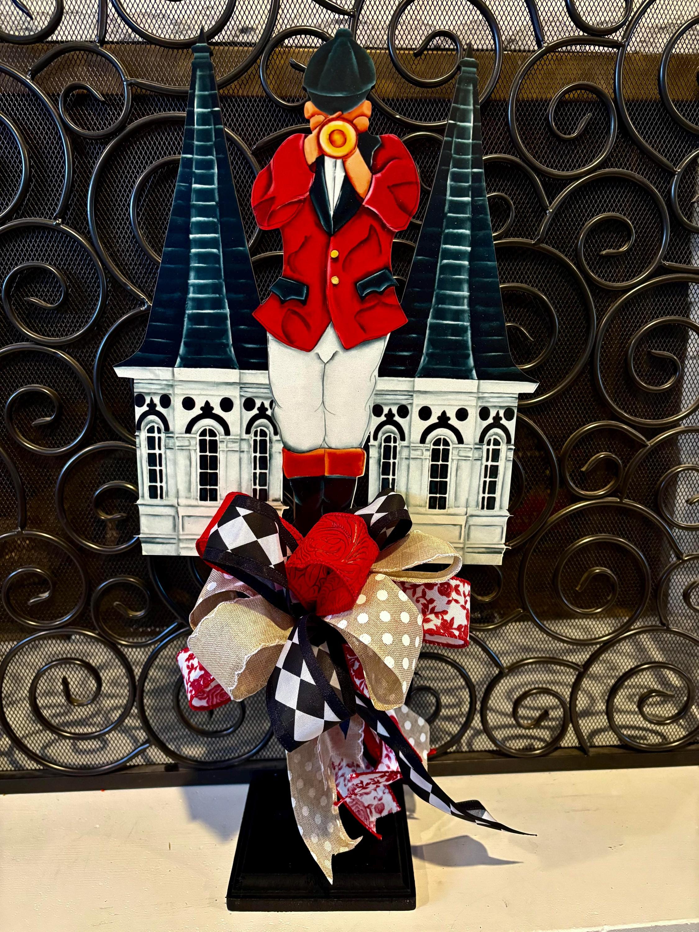 Derby Bugler With Spires Table Topper - Etsy