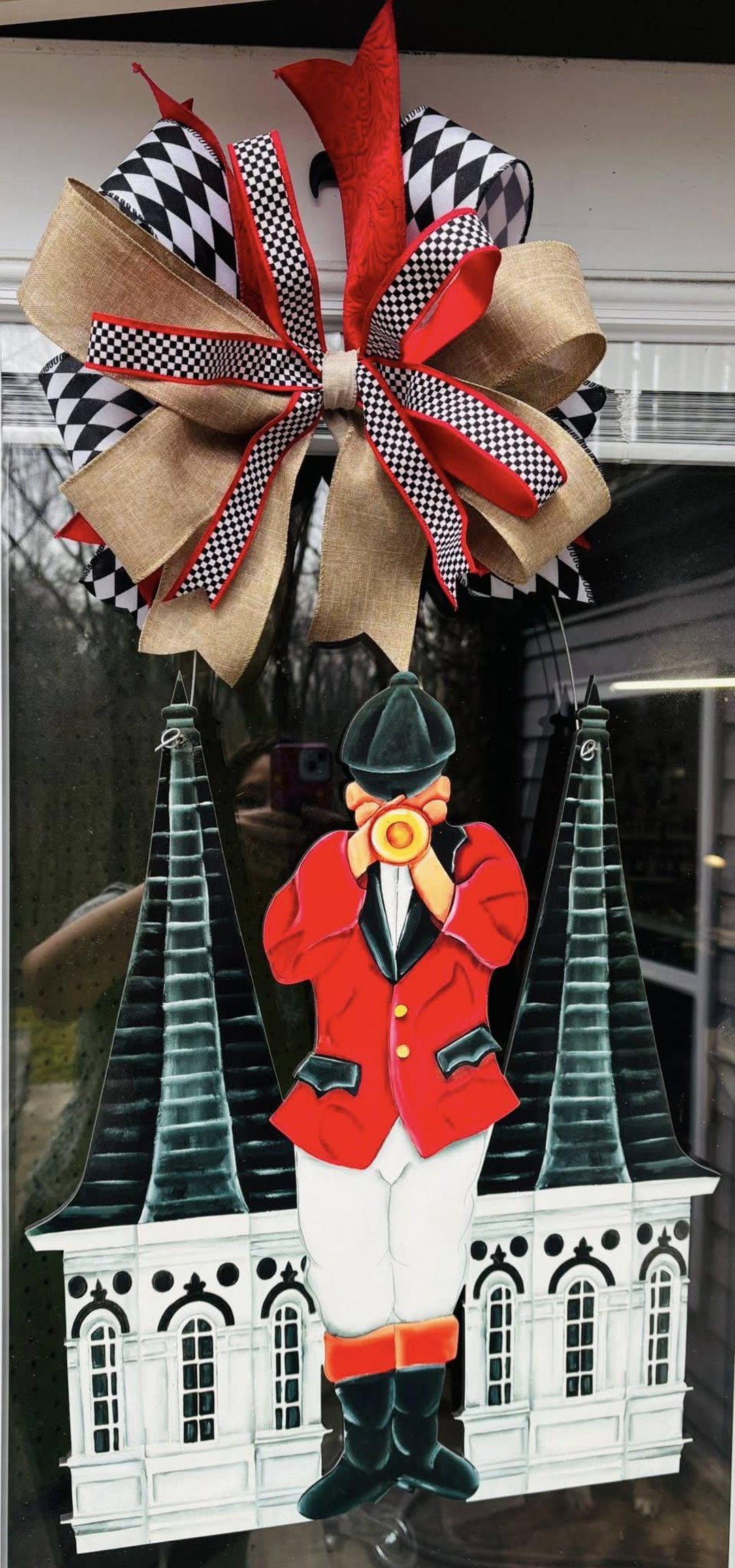 Derby Bugler With Spires Door Hanger - Etsy