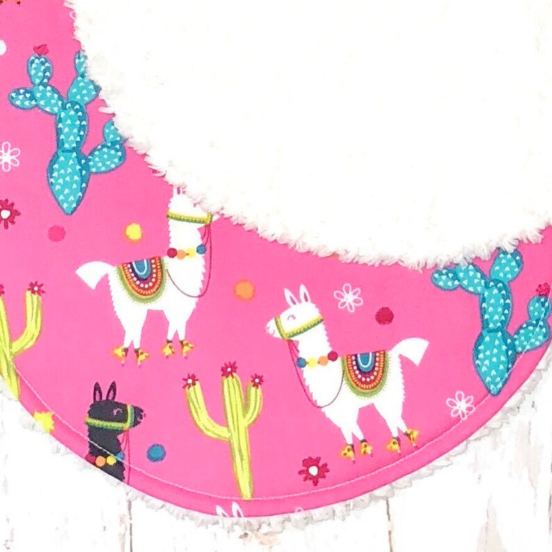 NEW Llama Baby Bibs for Girl 1 Single Bib Triple Layer - Etsy