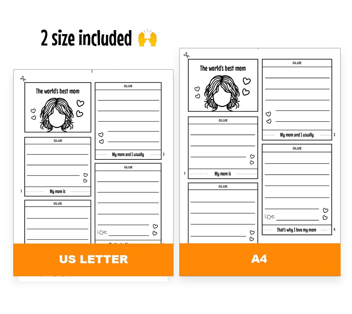 Mother's Day Crafts | Gift Book | Mom Booklet | Mother's Day Gift ...