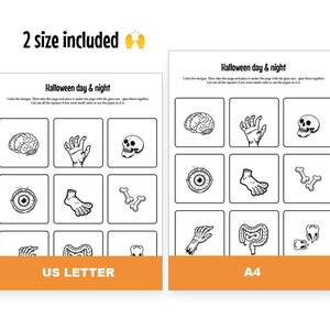Halloween Spooky Jar Cards: Flashlight Reveal Game (PDF) - Etsy