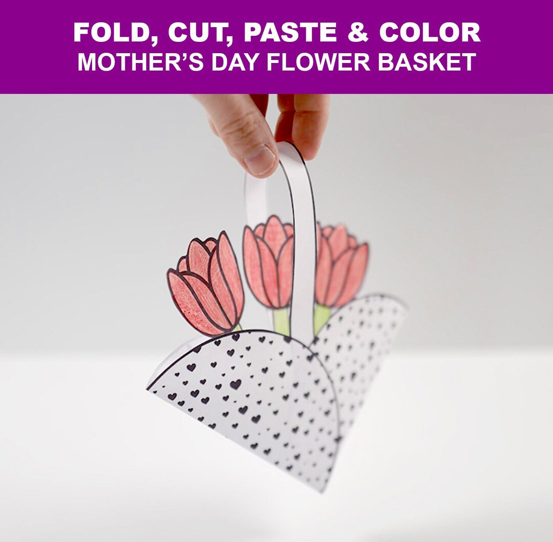 Mother's Day Crafts | Mother's Day Gift | Flower Crafts | Flower Basket ...