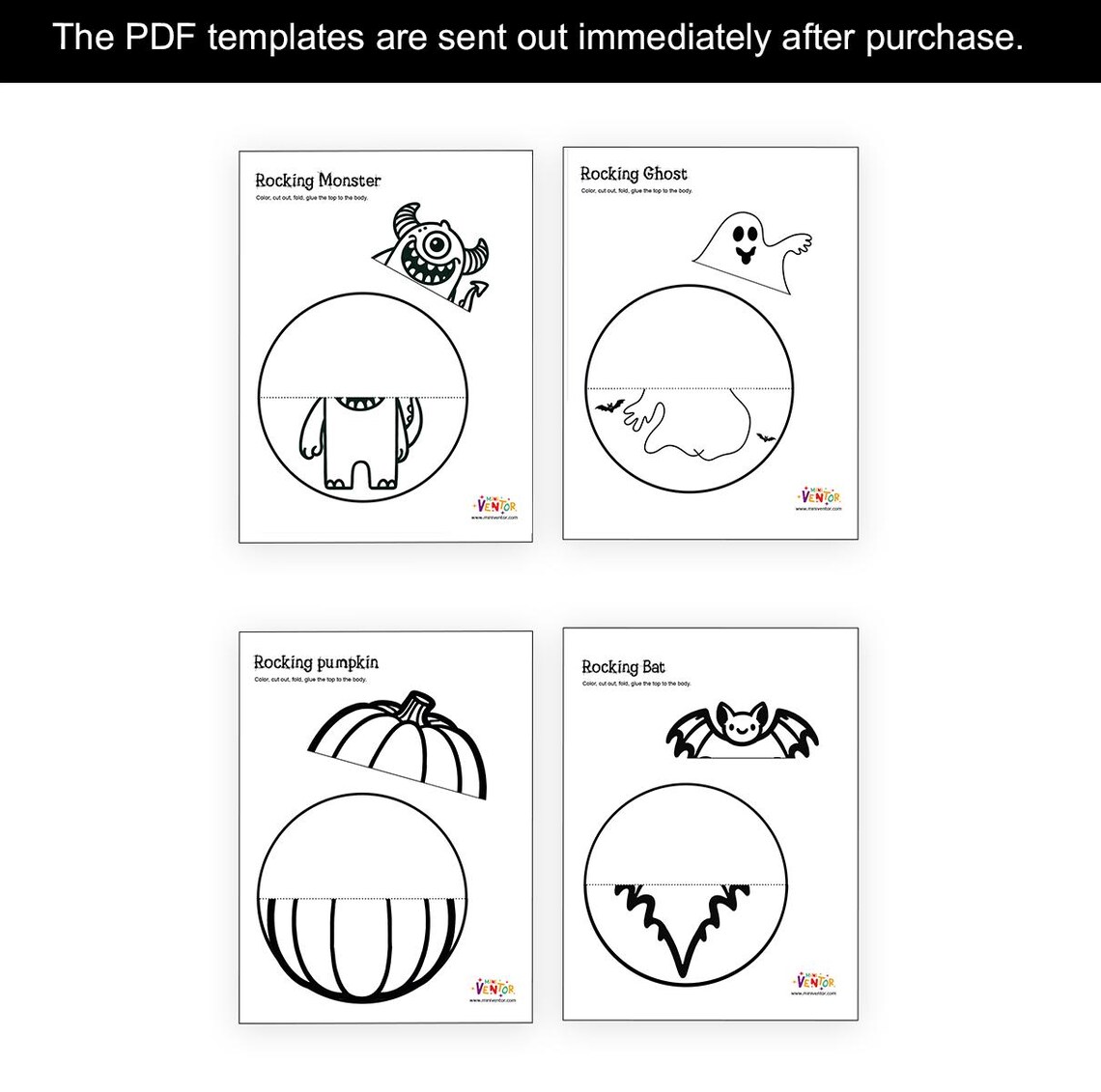Halloween Printables | Crafts for Kids | Pumpkin | Ghost | Monster ...