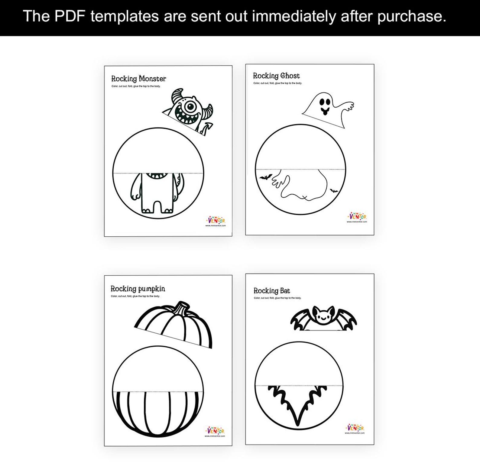 Halloween Printables | Crafts for Kids | Pumpkin | Ghost | Monster ...