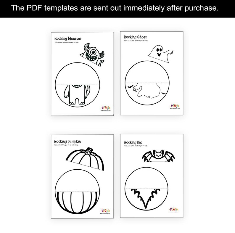 Halloween Printables | Crafts for Kids | Pumpkin | Ghost | Monster ...